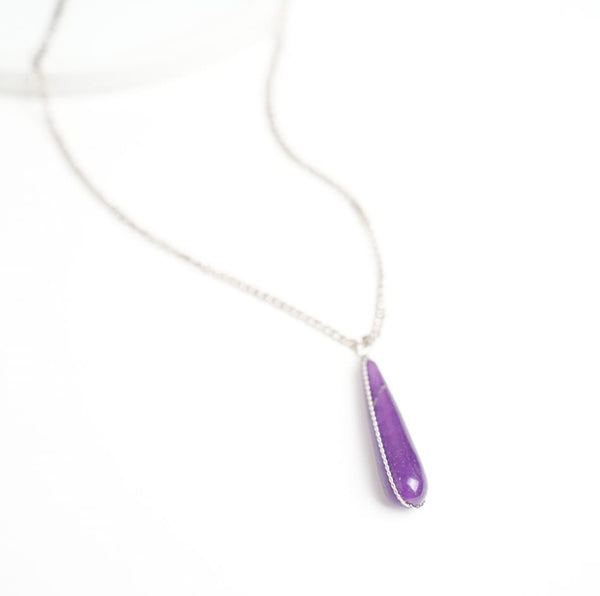 Drop Amethyst - Necklace – Bedazzled.pk