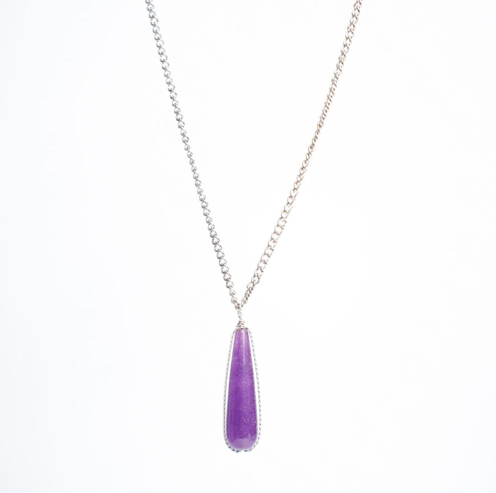 Drop Amethyst - Necklace – Bedazzled.pk